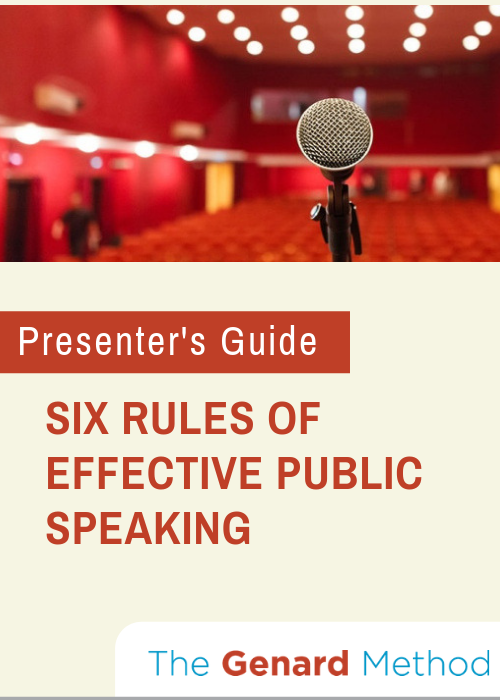 Resources Page - The Genard Method of Public Speaking