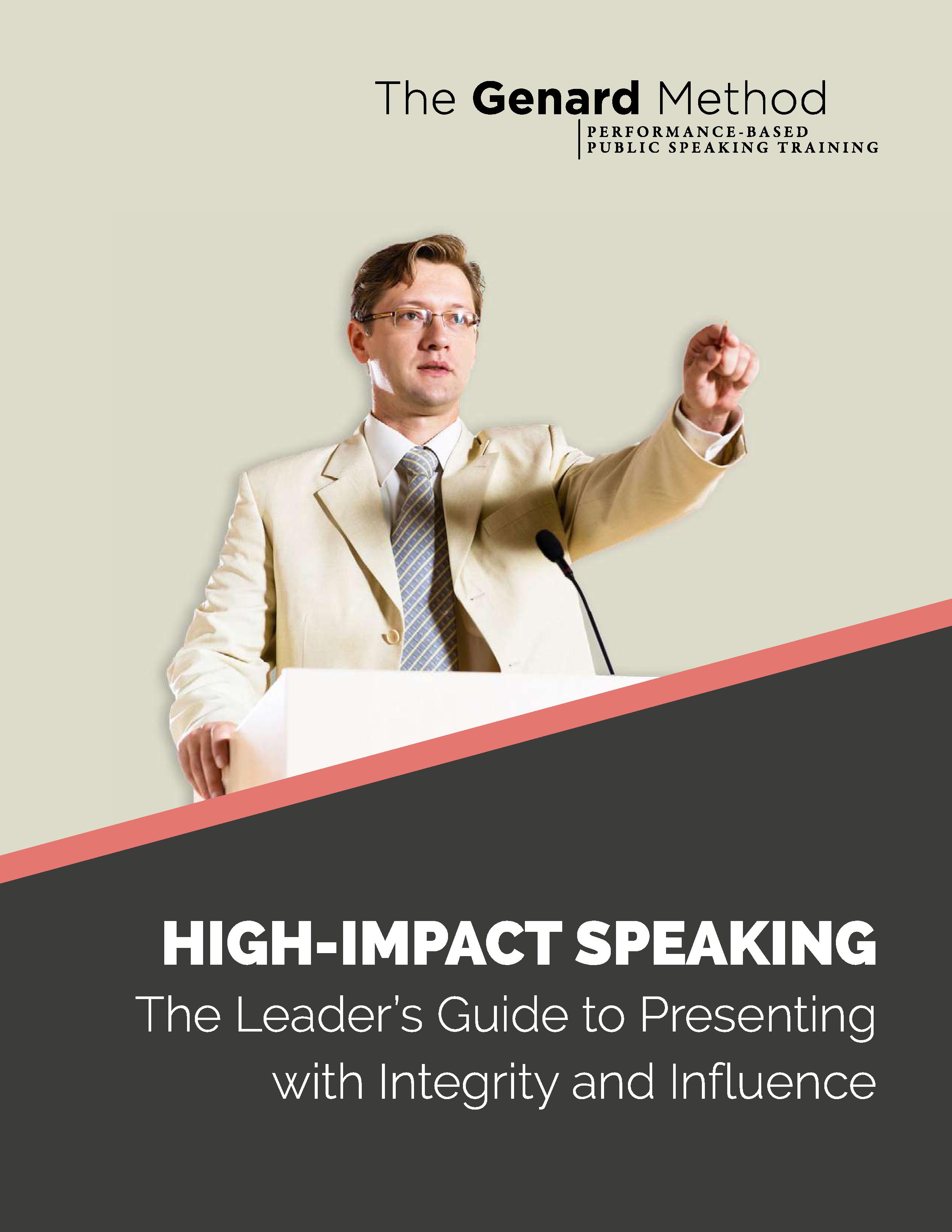 Resources Page - The Genard Method of Public Speaking