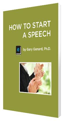 How to Start a Speech | Dr. Gary Genard