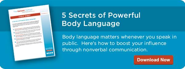 Body Language for Public Speaking: 6 Skills Building Exercises